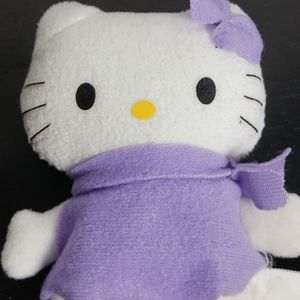 Sanrio | Toys | Sanrio Mini Hello Kitty Purple Dress 4 Plush Stuffed ...